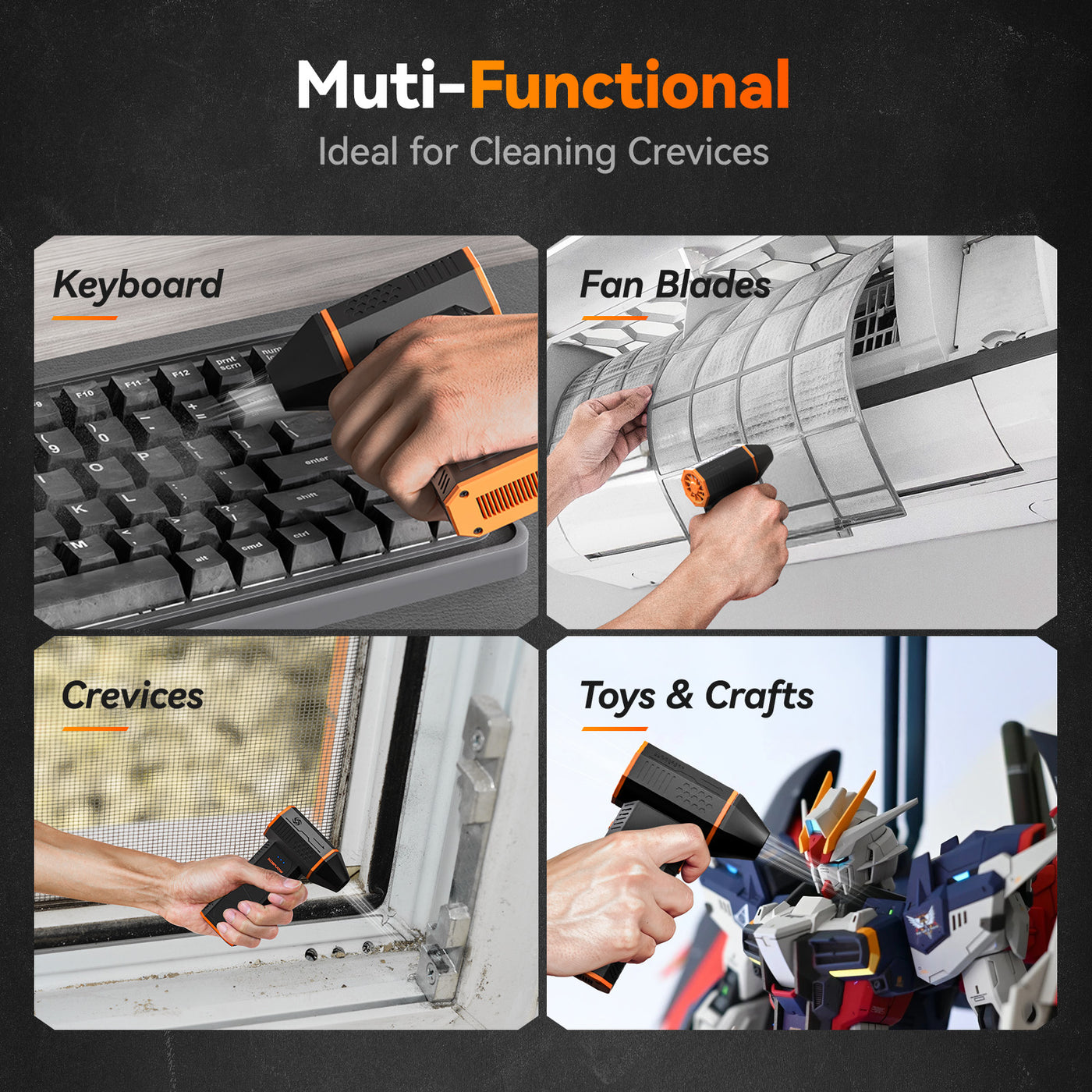 Electric Air Duster –110000RPM Super Power | WOLFBOX MF50