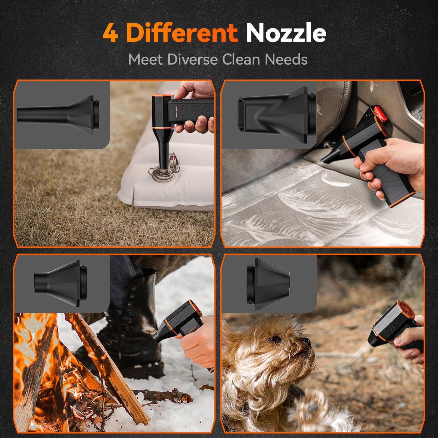 Electric Air Duster –110000RPM Super Power | WOLFBOX MF50