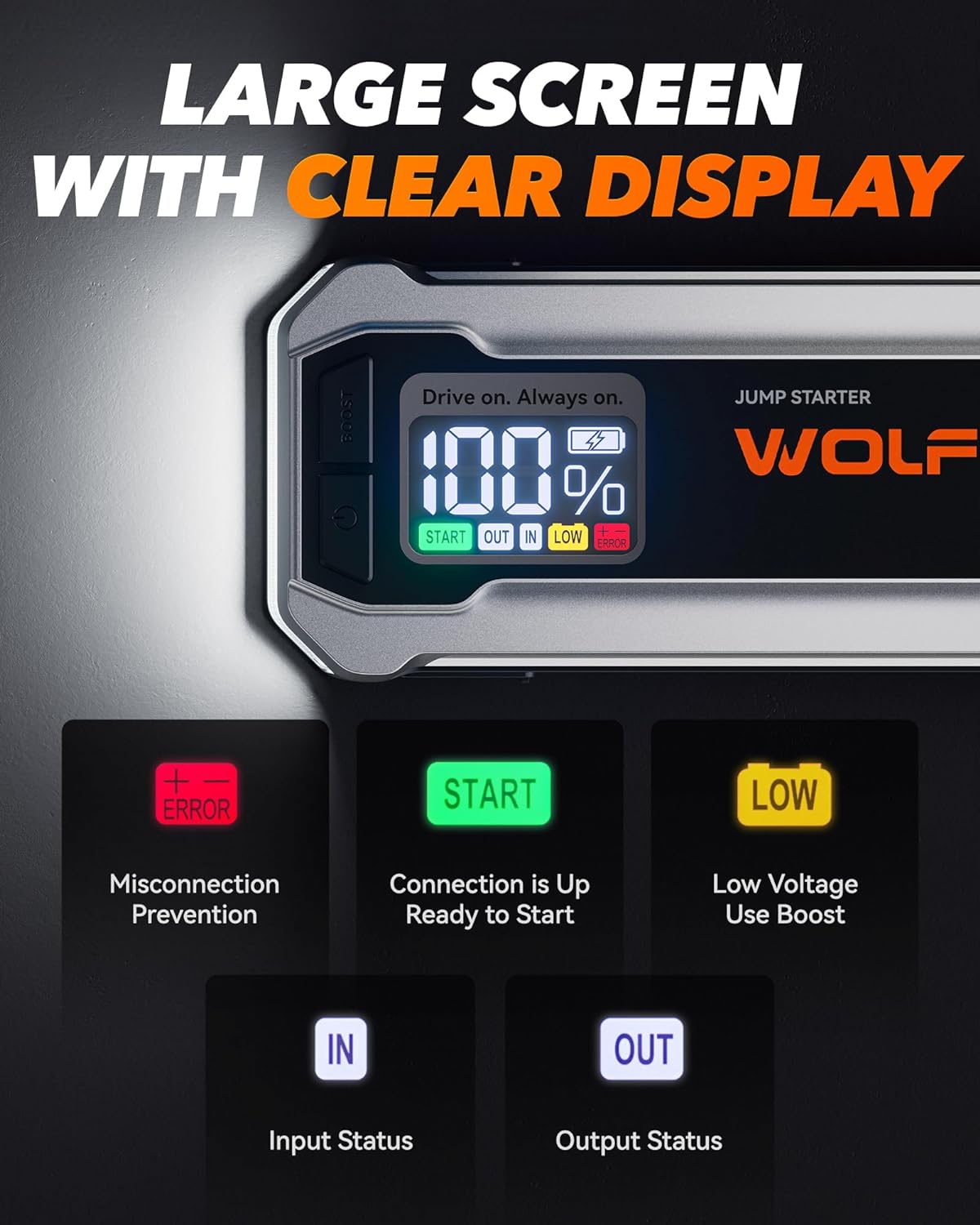WOLFBOX MegaVolt16 Jump Starter – Wolfbox AU